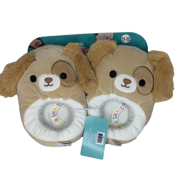 Squishmallows | Shoes | Kellytoy Squishmallow Harrison The Dog Slippers ...